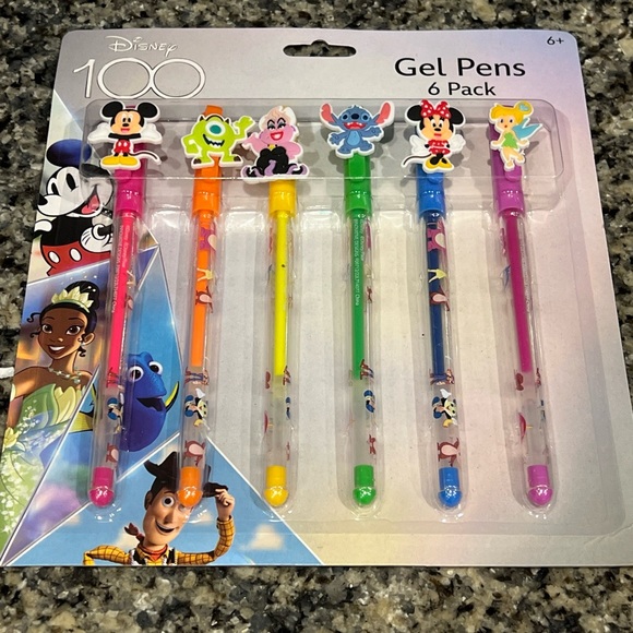 Office | New Disney 10 Gel Pens 6 Character Pack | Poshmark